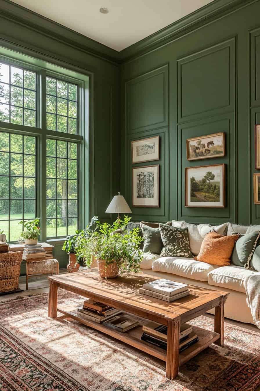 20 Green Living Room Ideas That Will Wow Your Guests | The Olive Branch ...
