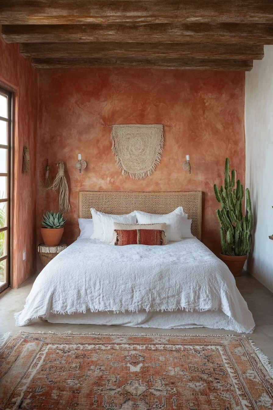 Earthy Elegance: 20 Stunning Terracotta Bedrooms | The Olive Branch Nest
