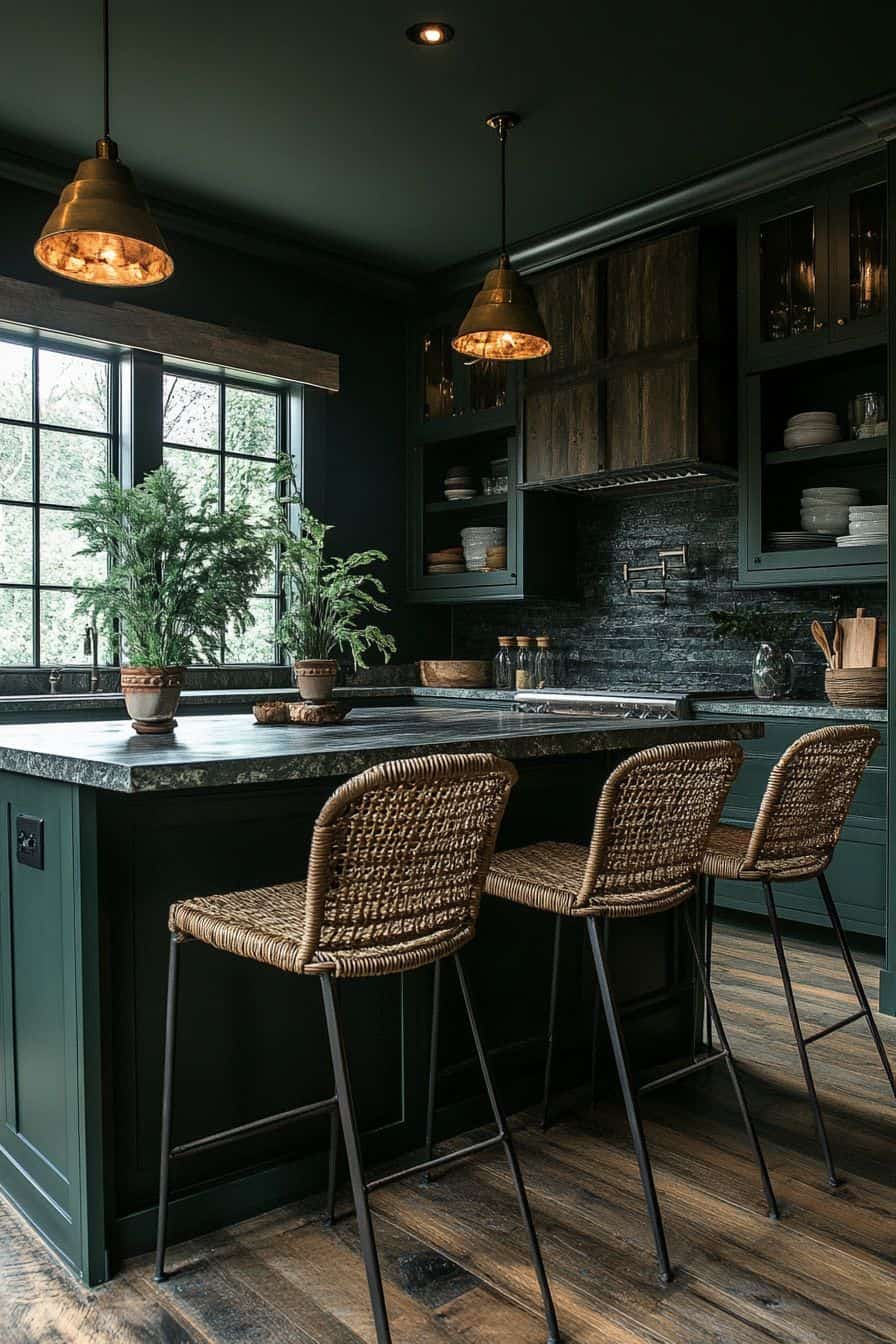 25 Moody Kitchens To Inspire Your Next Redesign | The Olive Branch Nest