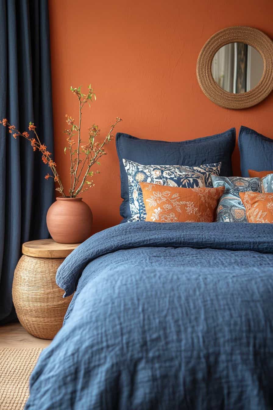 Earthy Elegance: 20 Stunning Terracotta Bedrooms | The Olive Branch Nest