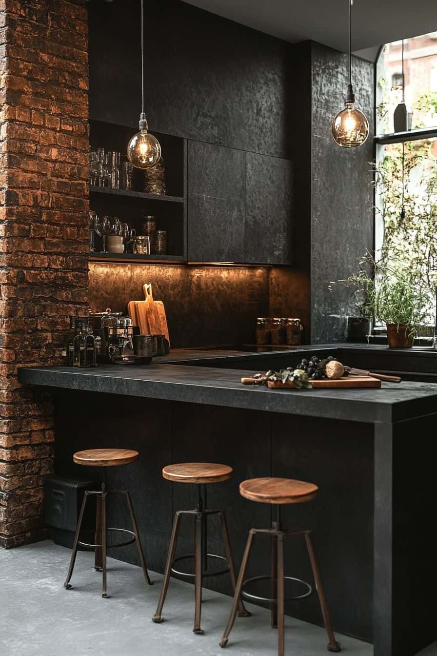 25 Moody Kitchens To Inspire Your Next Redesign | The Olive Branch Nest