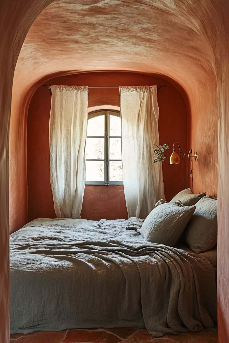 Earthy Elegance: 20 Stunning Terracotta Bedrooms | The Olive Branch Nest