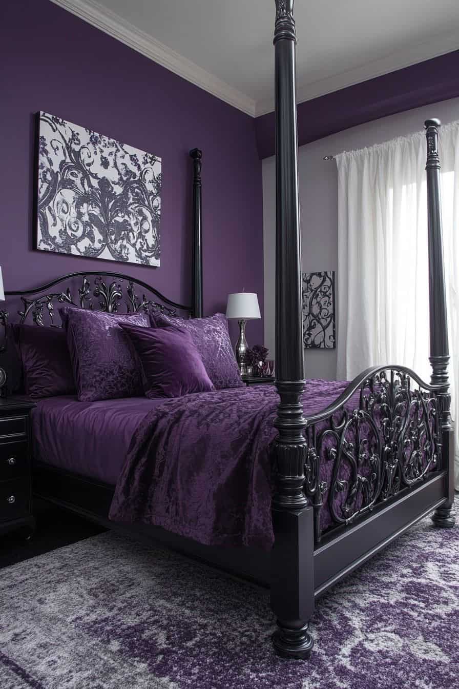 22 Purple Bedrooms That Redefine Style And Comfort | The Olive Branch Nest