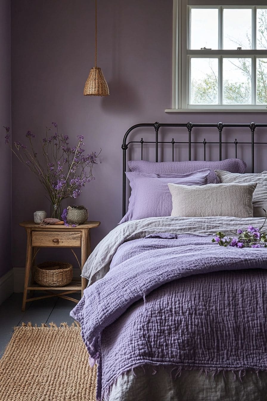 22 Purple Bedrooms That Redefine Style And Comfort | The Olive Branch Nest