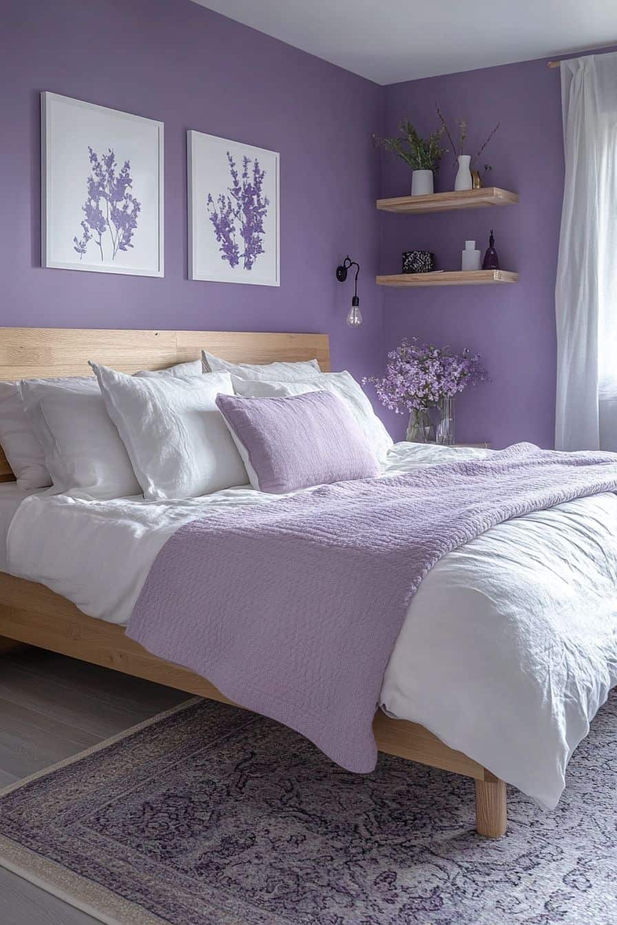 22 Purple Bedrooms That Redefine Style And Comfort | The Olive Branch Nest