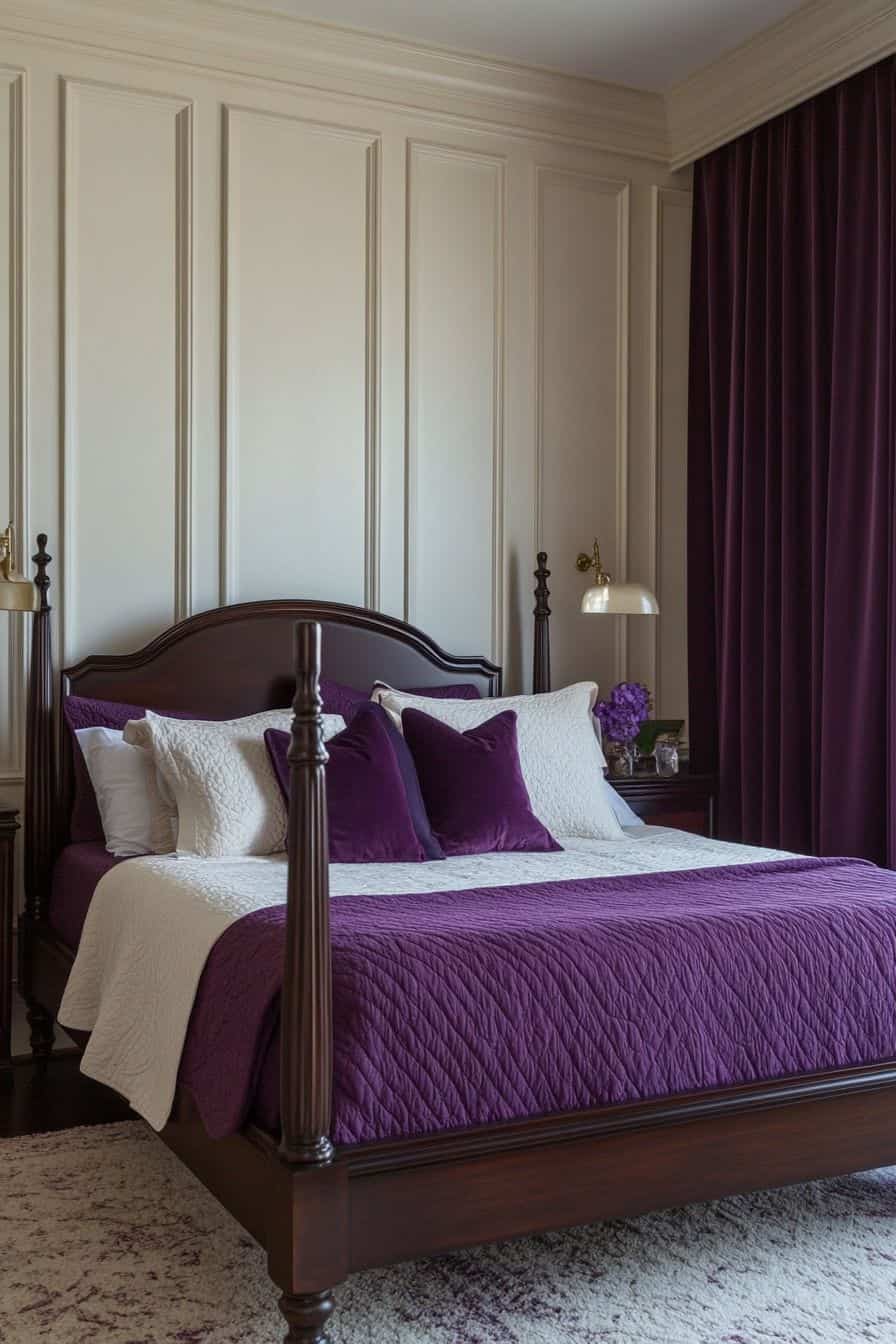 22 Purple Bedrooms That Redefine Style And Comfort | The Olive Branch Nest