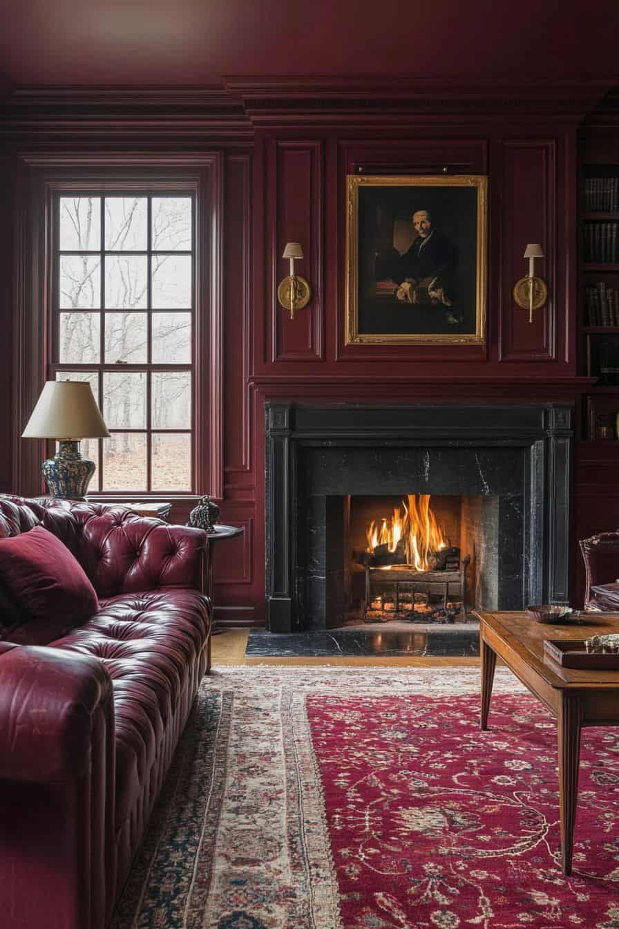 12 Ways To Design A Stunning Burgundy Living Room | The Olive Branch Nest