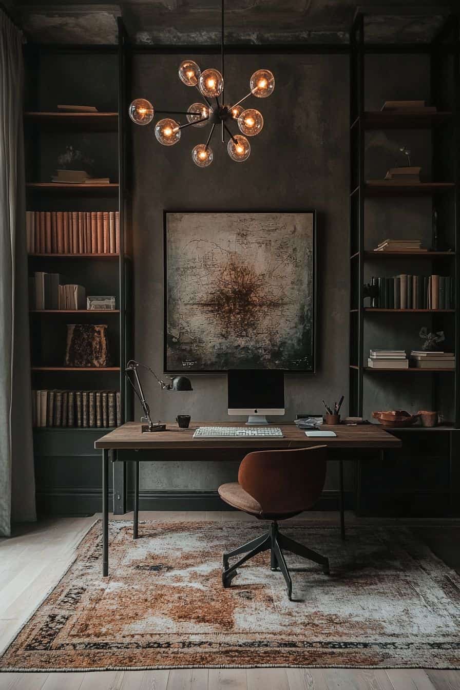 17 Ways To Style A Moody Home Office | The Olive Branch Nest