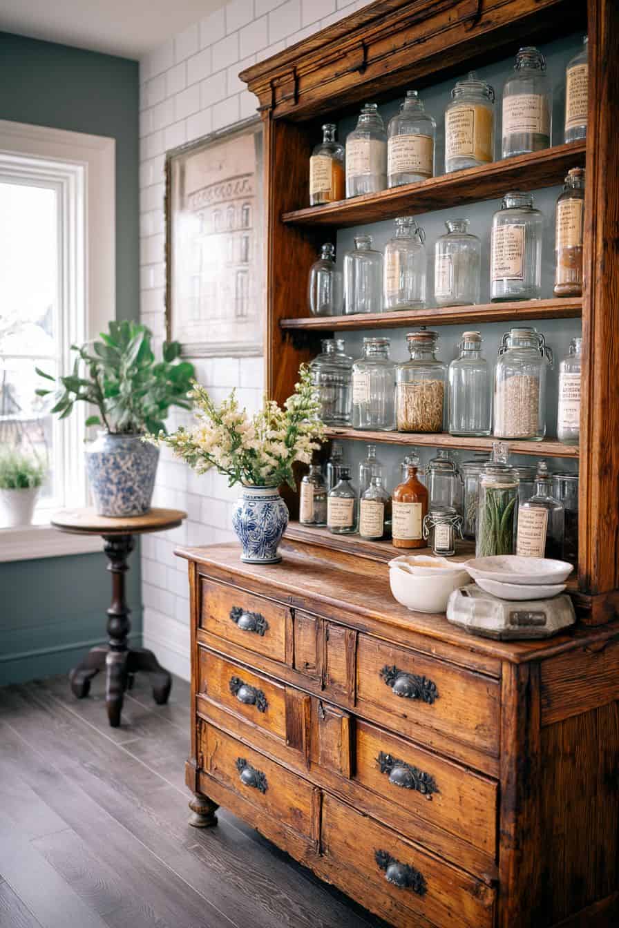 12 Apothecary Kitchen Ideas For A Timeless Vintage Look | The Olive ...