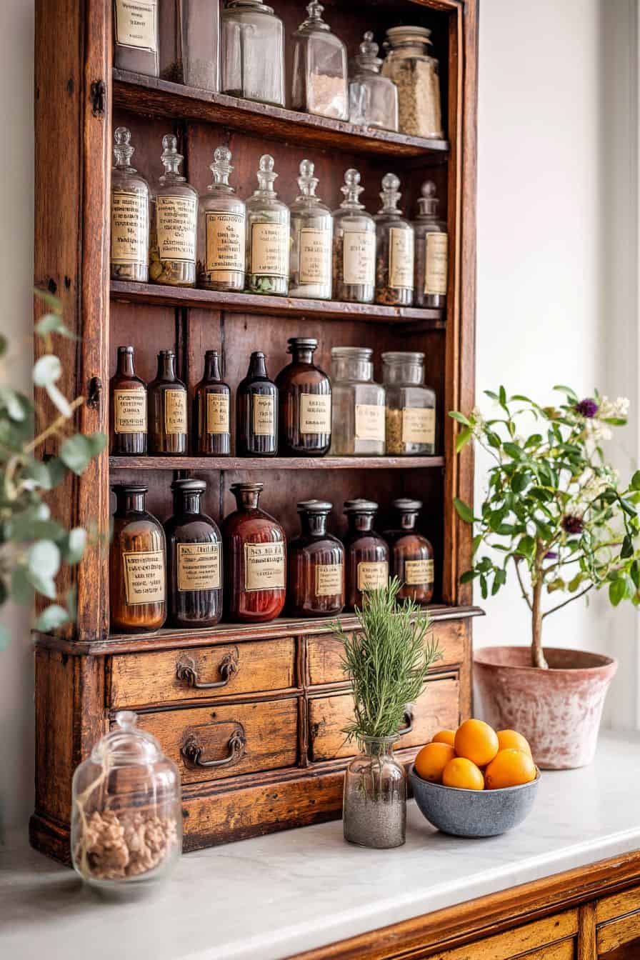 12 Apothecary Kitchen Ideas For A Timeless Vintage Look | The Olive ...