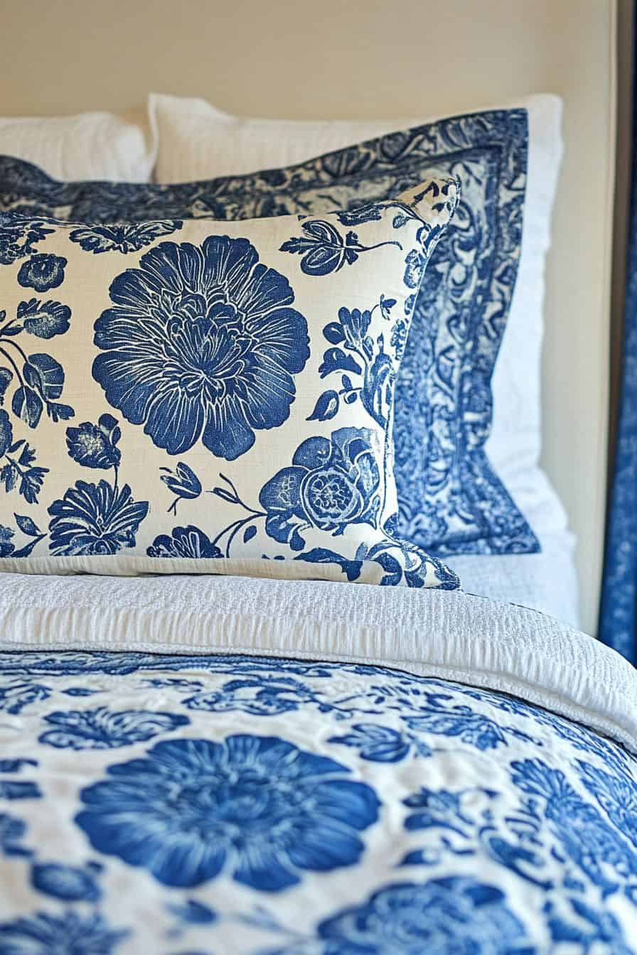 Transform Your Bedroom With A Blue And Cream Color Scheme | The Olive ...