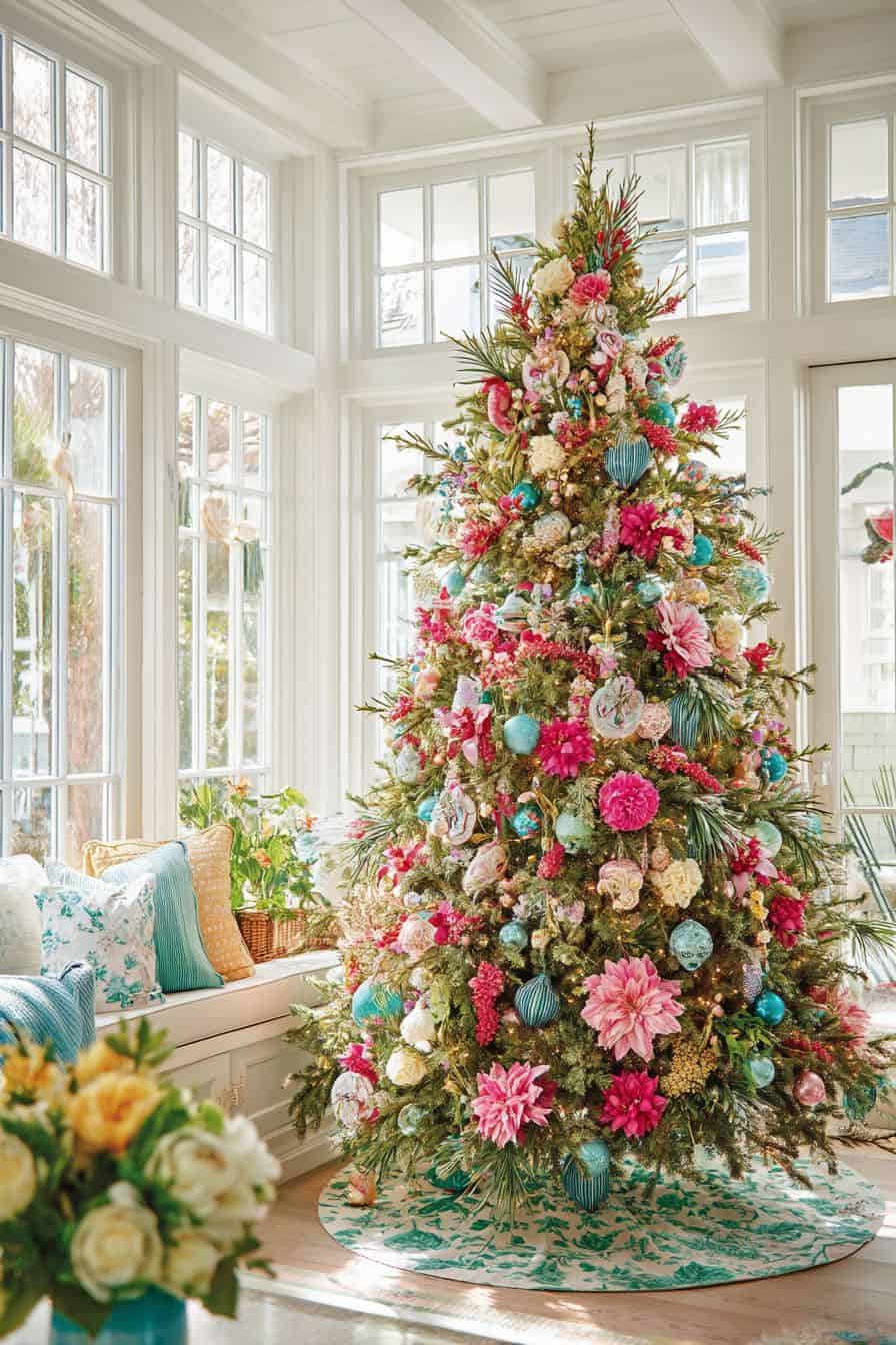 10 Creative Summer Christmas Tree Decor Ideas To Keep The Festive ...
