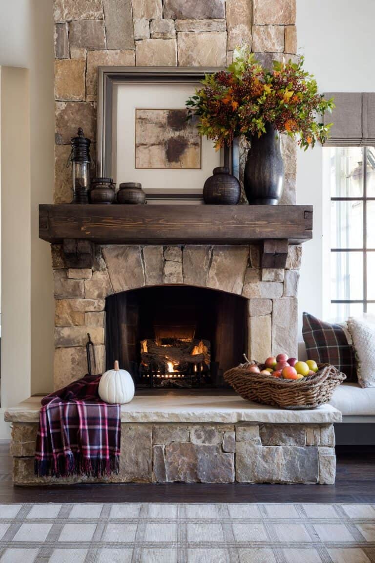 27 Fall Mantle Ideas To Cozy Up Your Home | The Olive Branch Nest