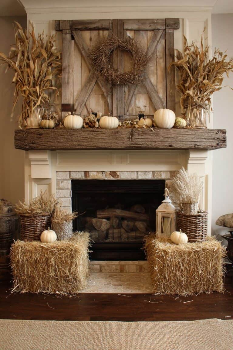 27 Fall Mantle Ideas To Cozy Up Your Home | The Olive Branch Nest