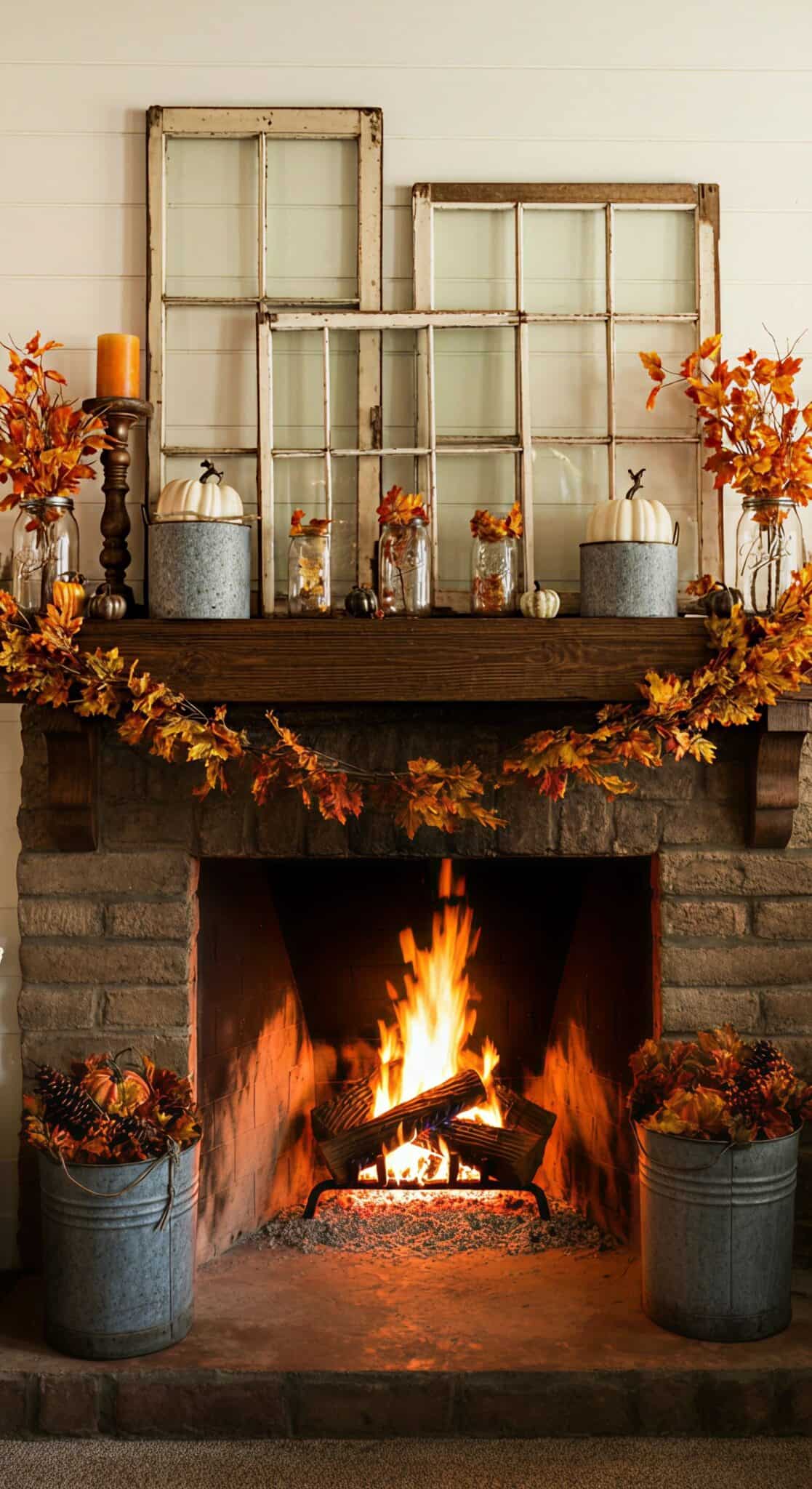 27 Fall Mantle Ideas To Cozy Up Your Home | The Olive Branch Nest