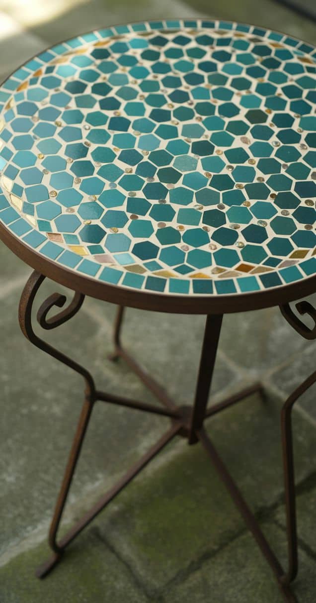 10 Mosaic Table Top Ideas You Will Love | The Olive Branch Nest