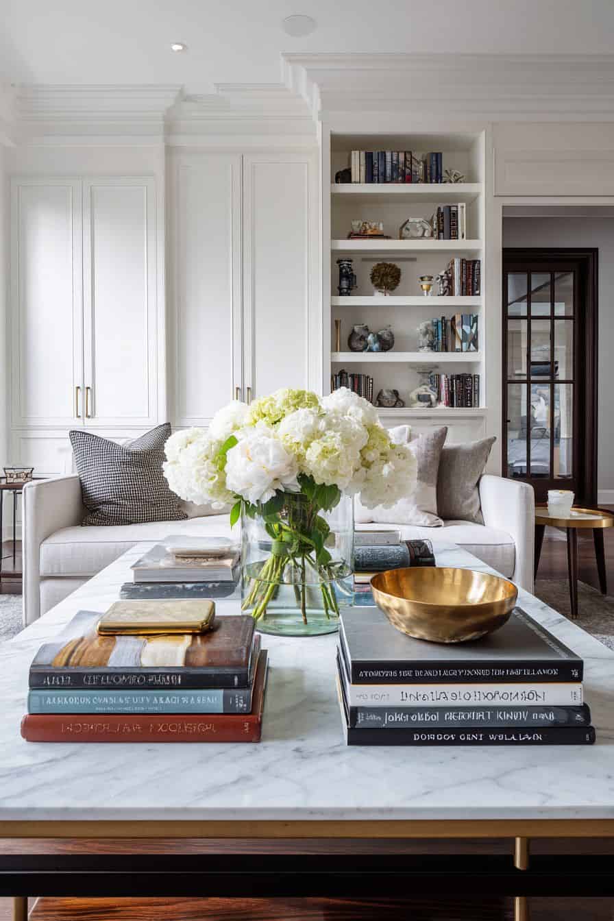20 Coffee Table Styling Ideas To Elevate Your Living Room | The Olive ...