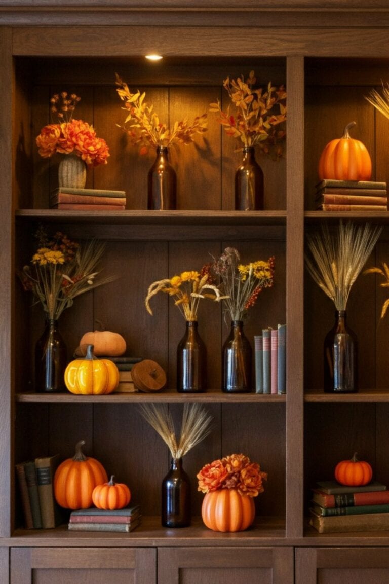 17 Fall Bookshelf Decor Ideas For A Stunning Bookcase | The Olive ...
