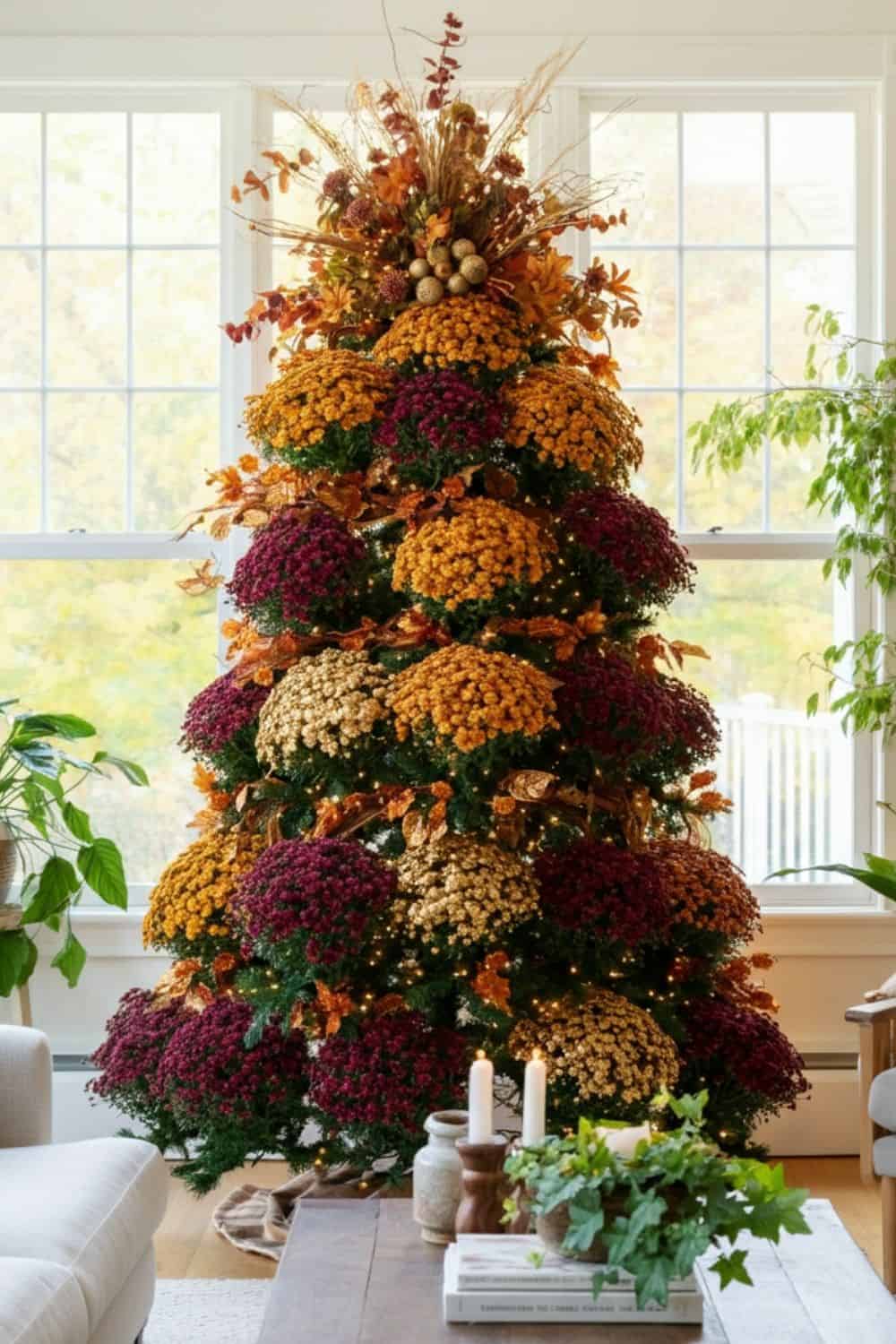 12 Stunning Fall-Themed Christmas Tree Ideas | The Olive Branch Nest