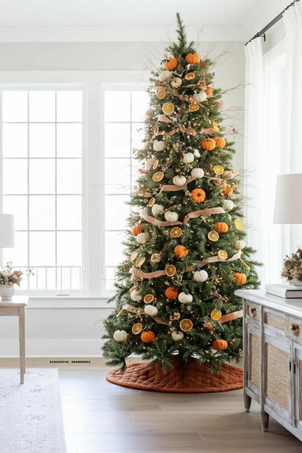 12 Stunning Fall-Themed Christmas Tree Ideas | The Olive Branch Nest