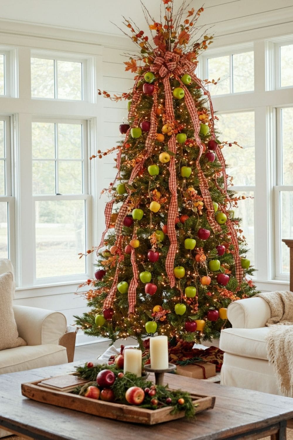 12 Stunning Fall-Themed Christmas Tree Ideas | The Olive Branch Nest