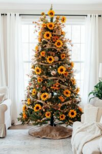 12 Stunning Fall-Themed Christmas Tree Ideas | The Olive Branch Nest