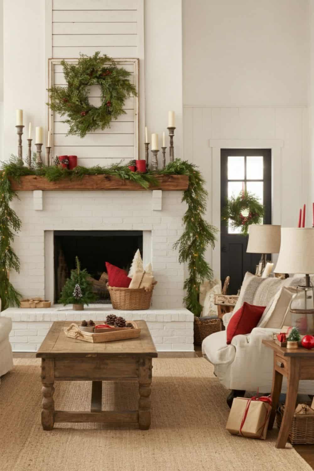 How To Add A Pop Of Color To A Neutral Farmhouse Living Room | The ...