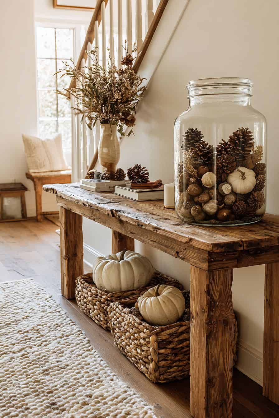 22 Beautiful Fall Entryway Decor Ideas | The Olive Branch Nest