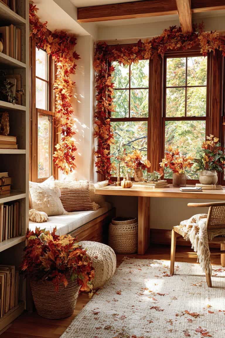 12 Creative Ideas To Decorate Your Office For Fall | The Olive Branch Nest