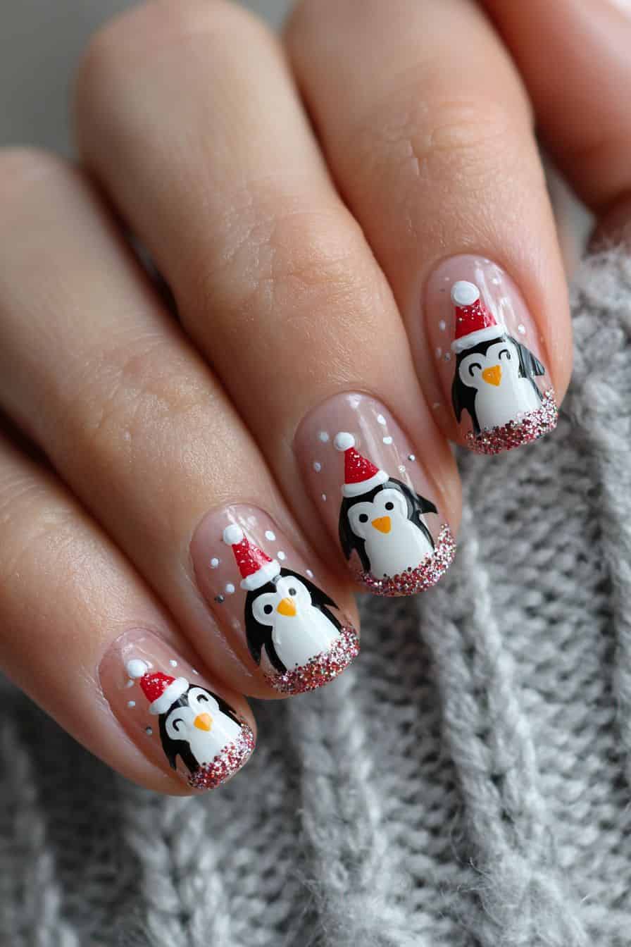 27 Christmas Nail Ideas To Make Your Holidays Sparkle | The Olive ...