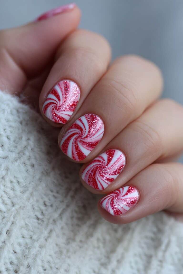 27 Christmas Nail Ideas To Make Your Holidays Sparkle | The Olive ...
