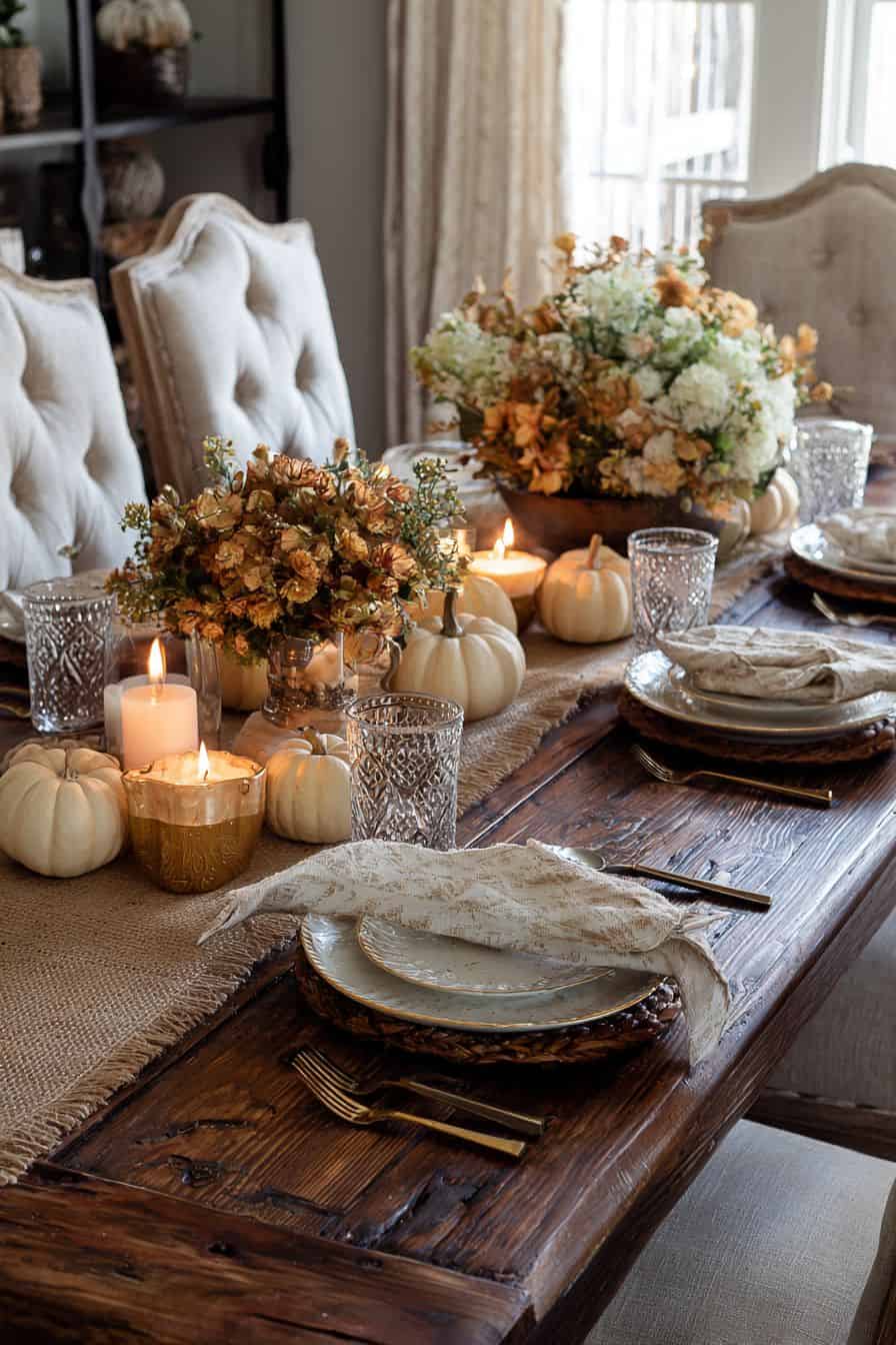 17 Simple Ideas For Fall Dining Table Decor | The Olive Branch Nest