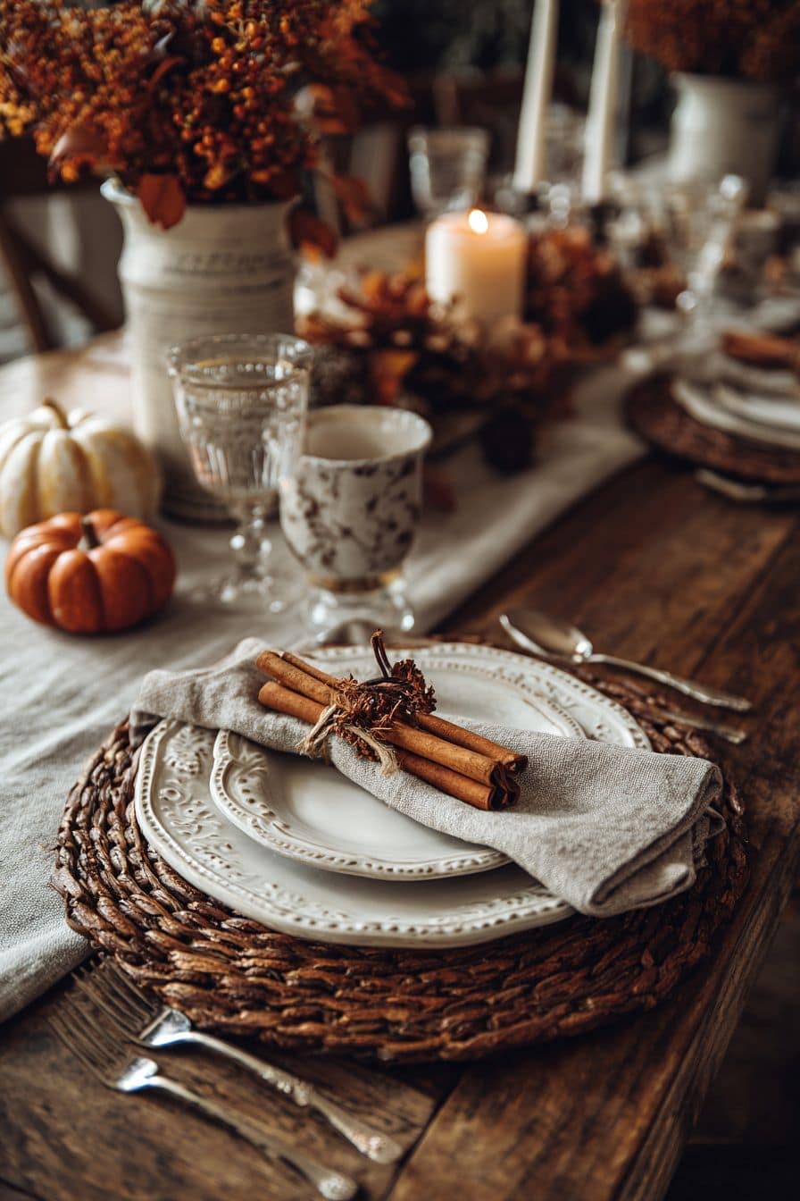 17 Simple Ideas For Fall Dining Table Decor | The Olive Branch Nest