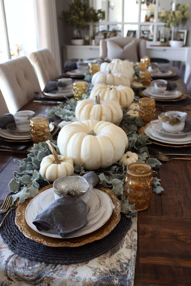 17 Simple Ideas For Fall Dining Table Decor | The Olive Branch Nest