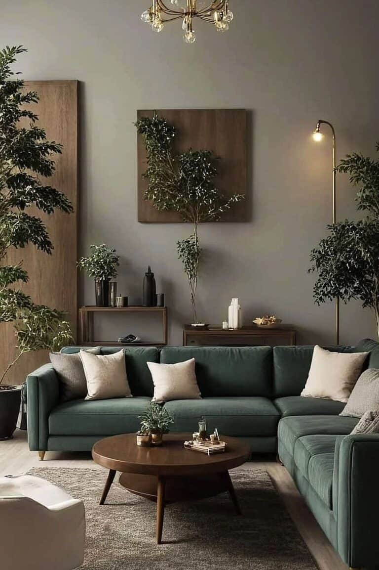 How To Style A Green Couch Like A Designer: 20 Stylish Ideas | The ...
