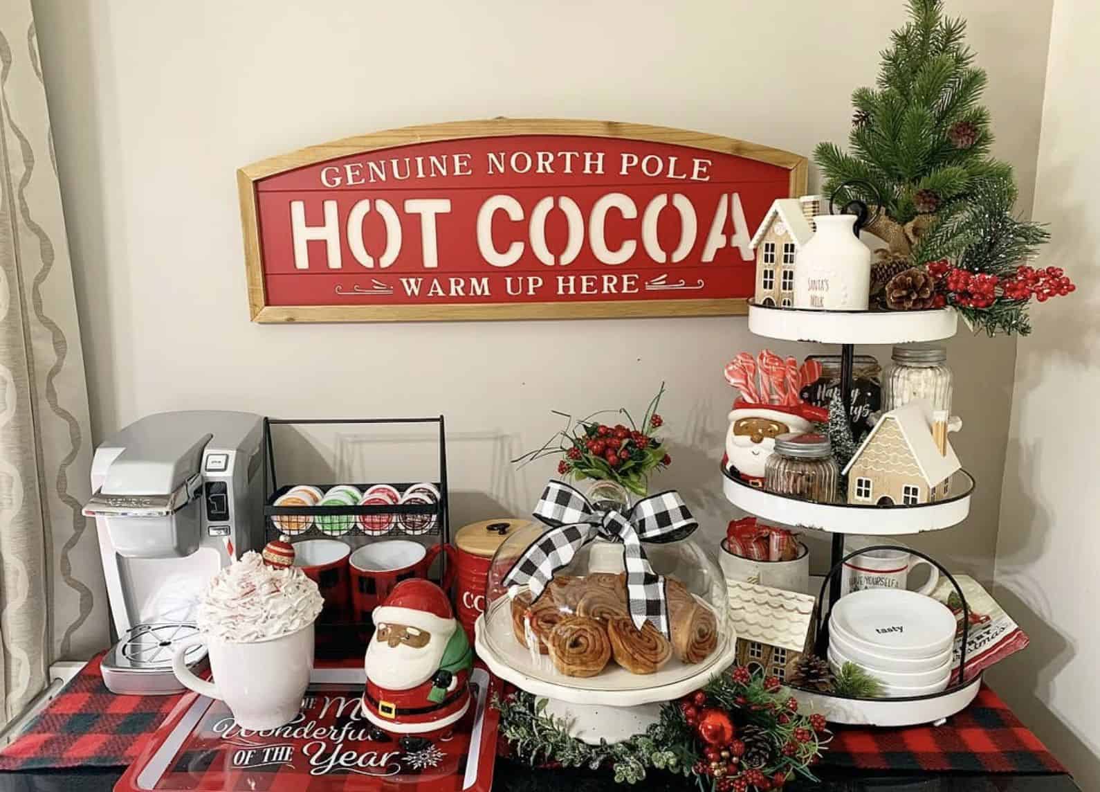 7 Adorable Christmas Coffee Bar Ideas | The Olive Branch Nest