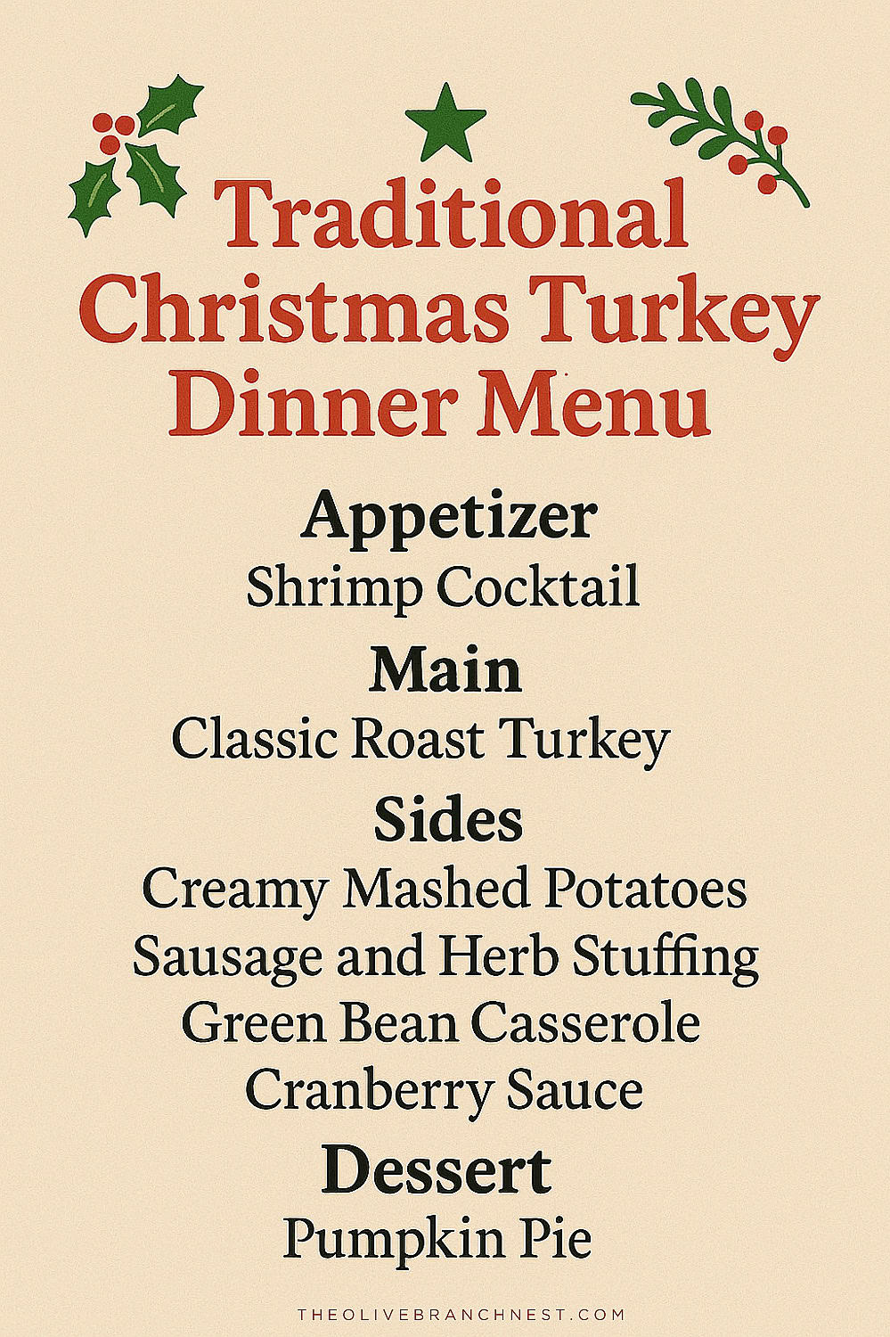Timeless Twists: 10 Classic Christmas Menus That Sparkle | The Olive ...