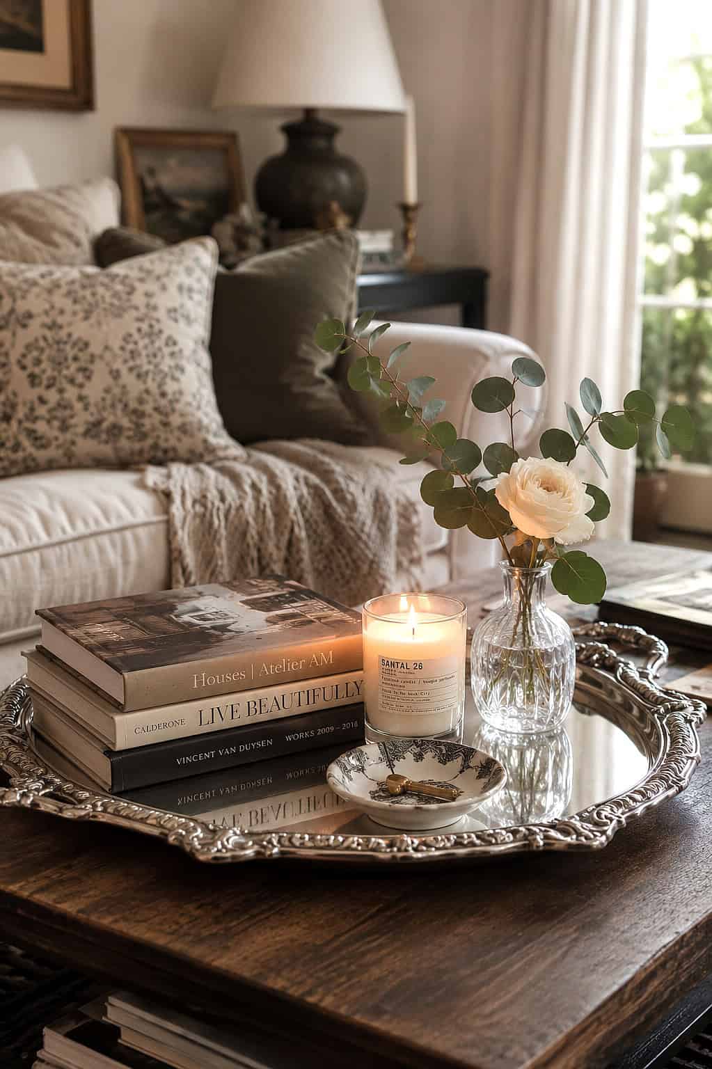 17 Silver Tray Decor Ideas That Look Elegant And Effortlessly Styled ...